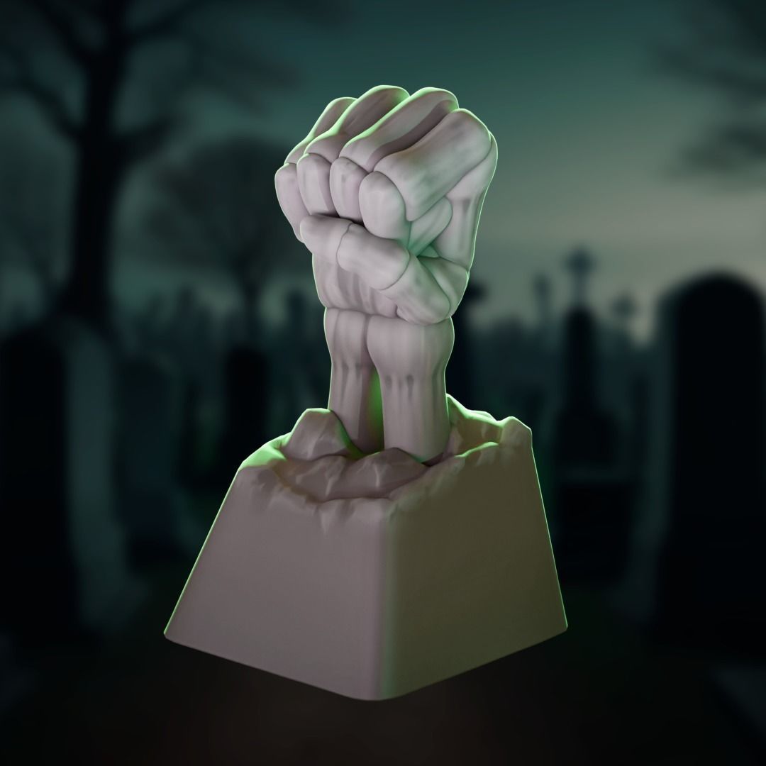 BONE HAND - KEYCAP TO PRINT 3D model 3D printable | CGTrader