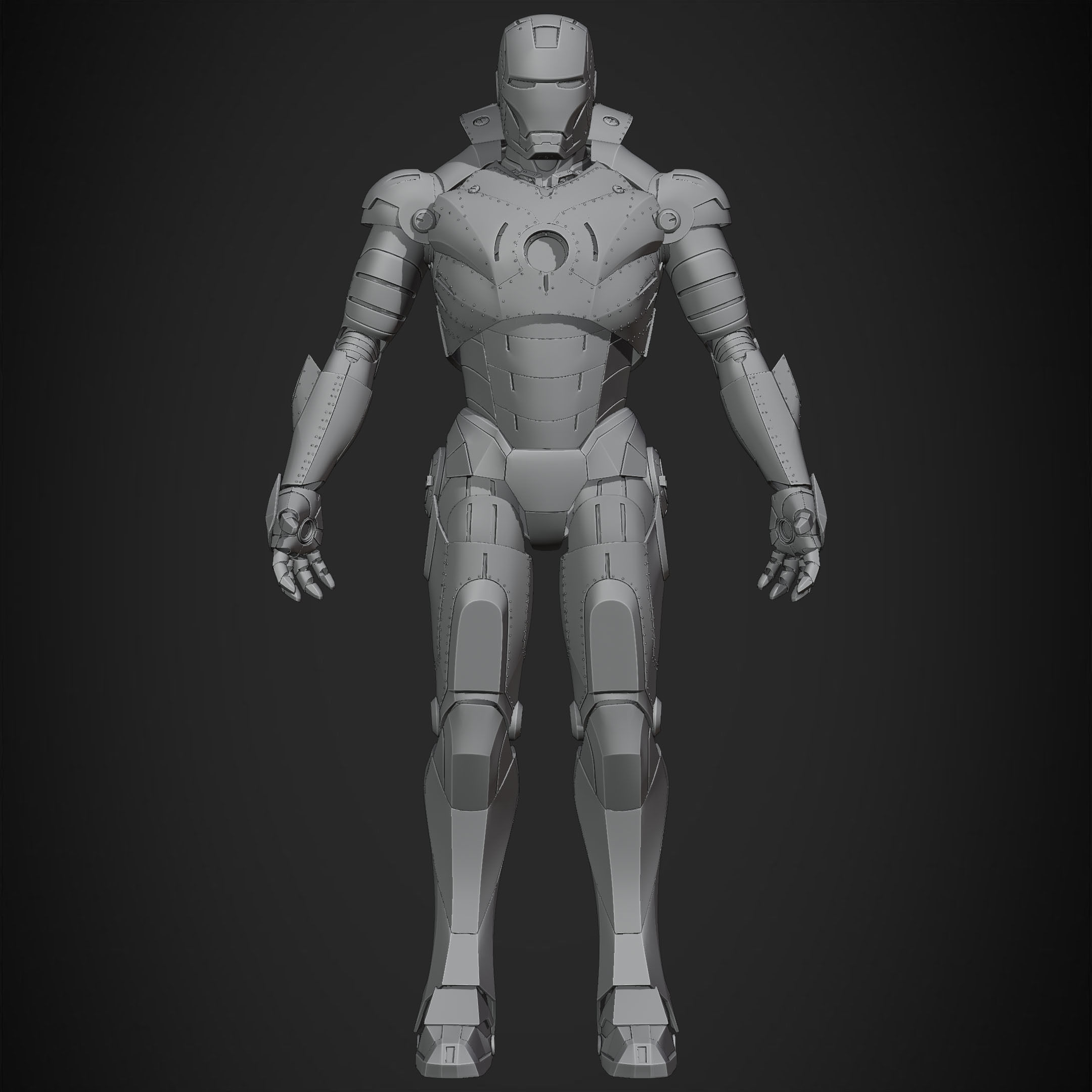 Iron Man Mark 2 Armor for Cosplay 3D model 3D printable | CGTrader