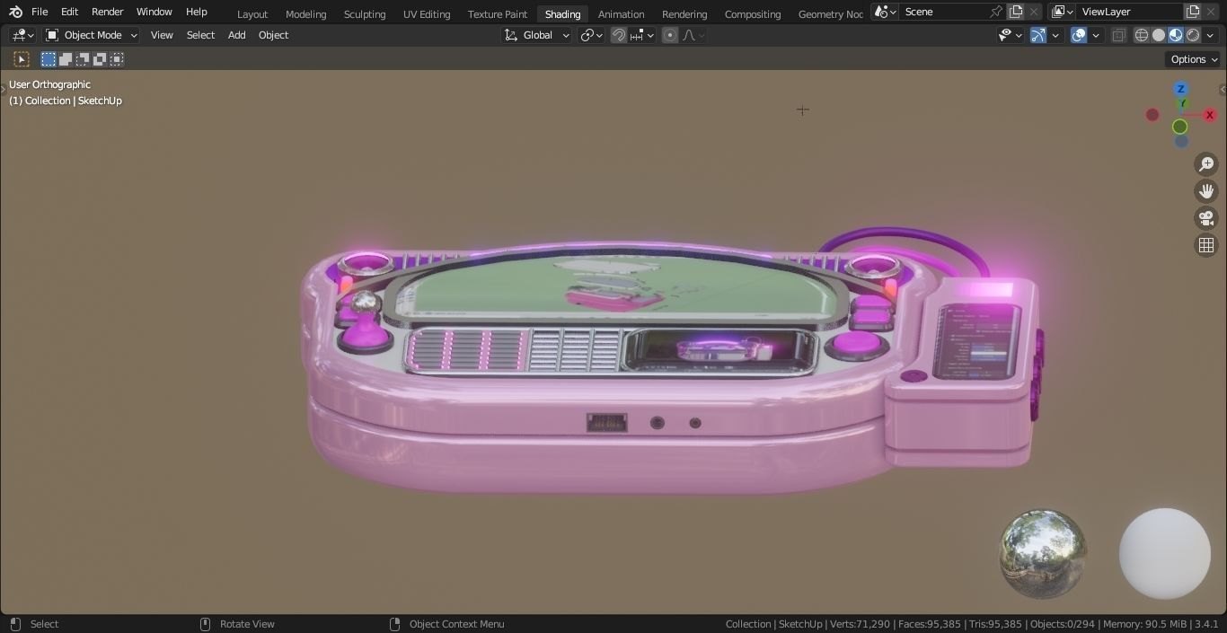 Retro 3d Model Manager free 3D model | CGTrader