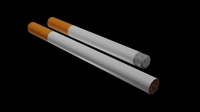 3D model Two Cigarettes VR / AR / low-poly | CGTrader
