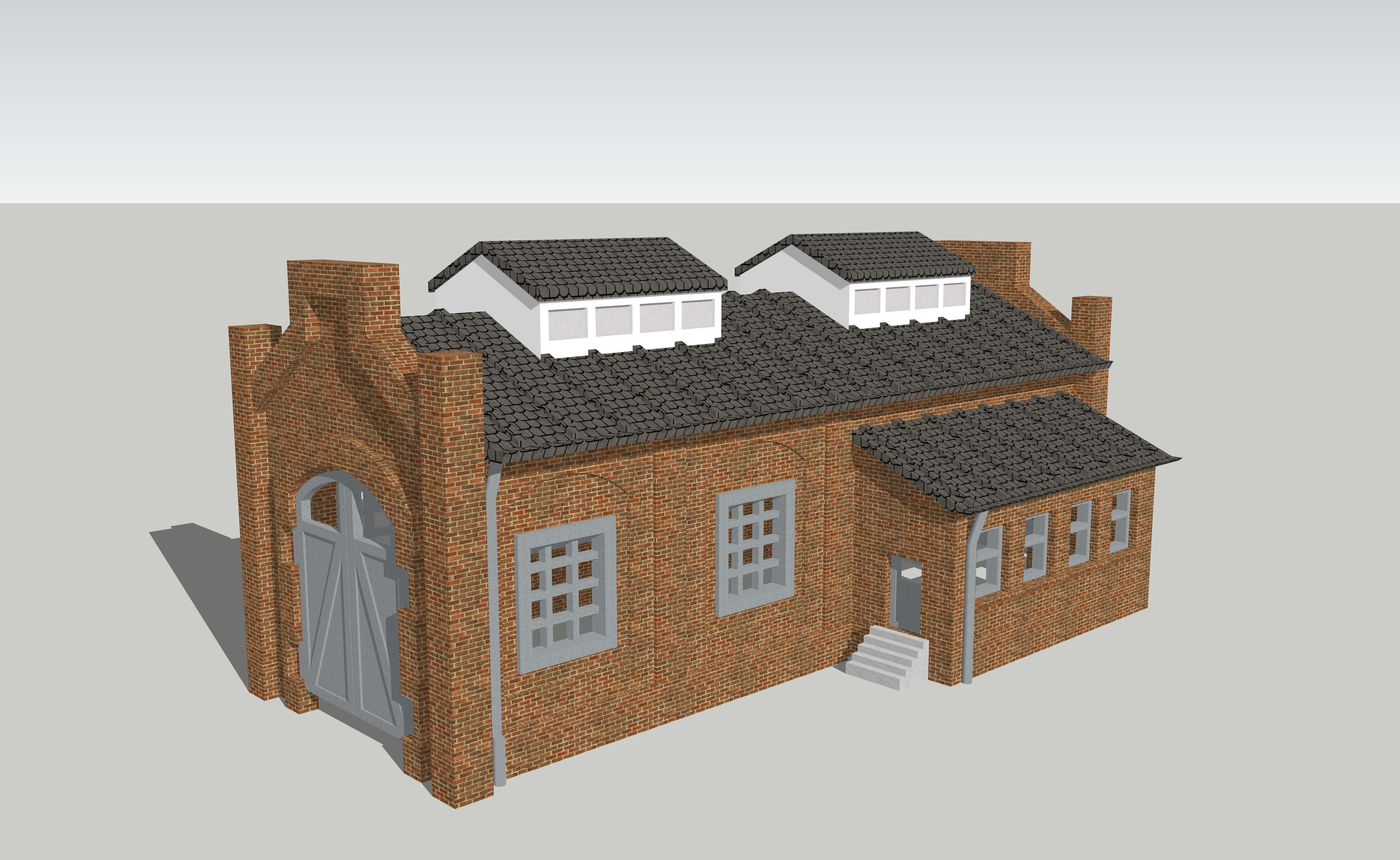 3D model Engine House by Outland Models VR / AR / low-poly | CGTrader