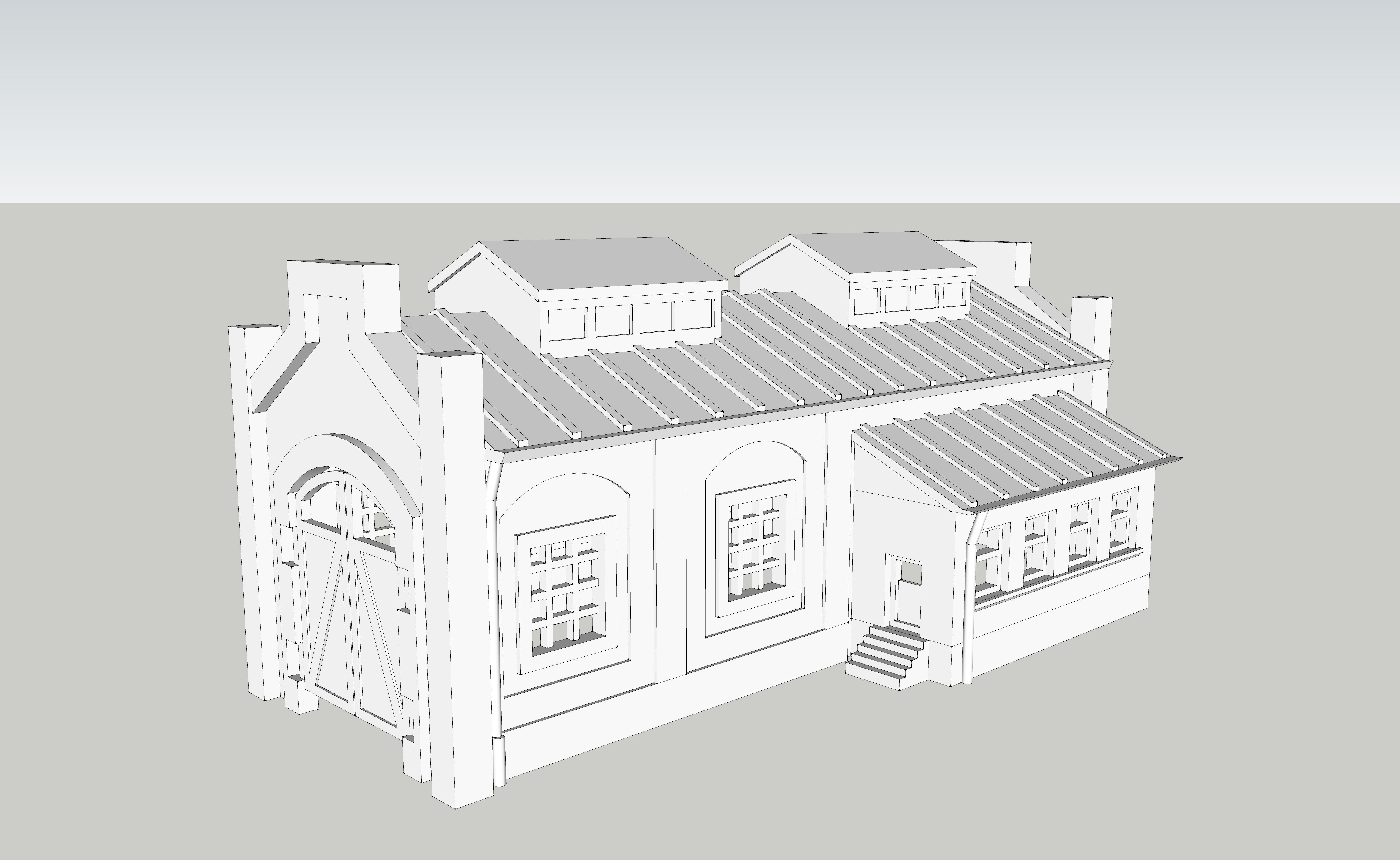 3D model Engine House by Outland Models VR / AR / low-poly | CGTrader