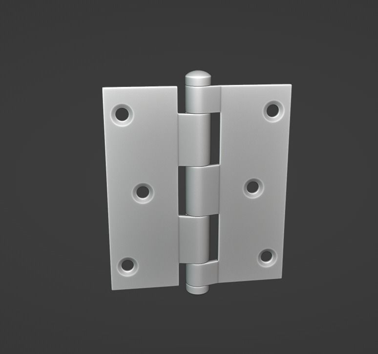 3D model Door Hinges VR / AR / low-poly | CGTrader