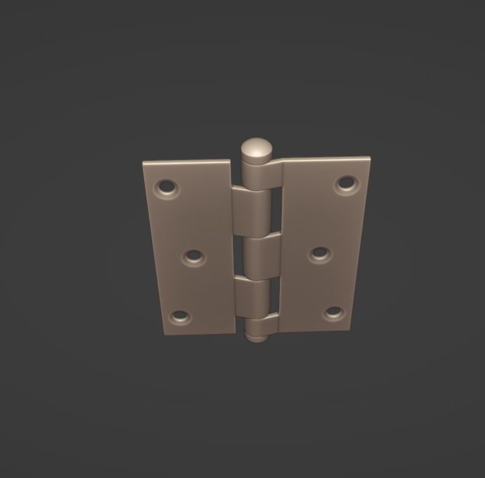 3D model Door Hinges VR / AR / low-poly | CGTrader