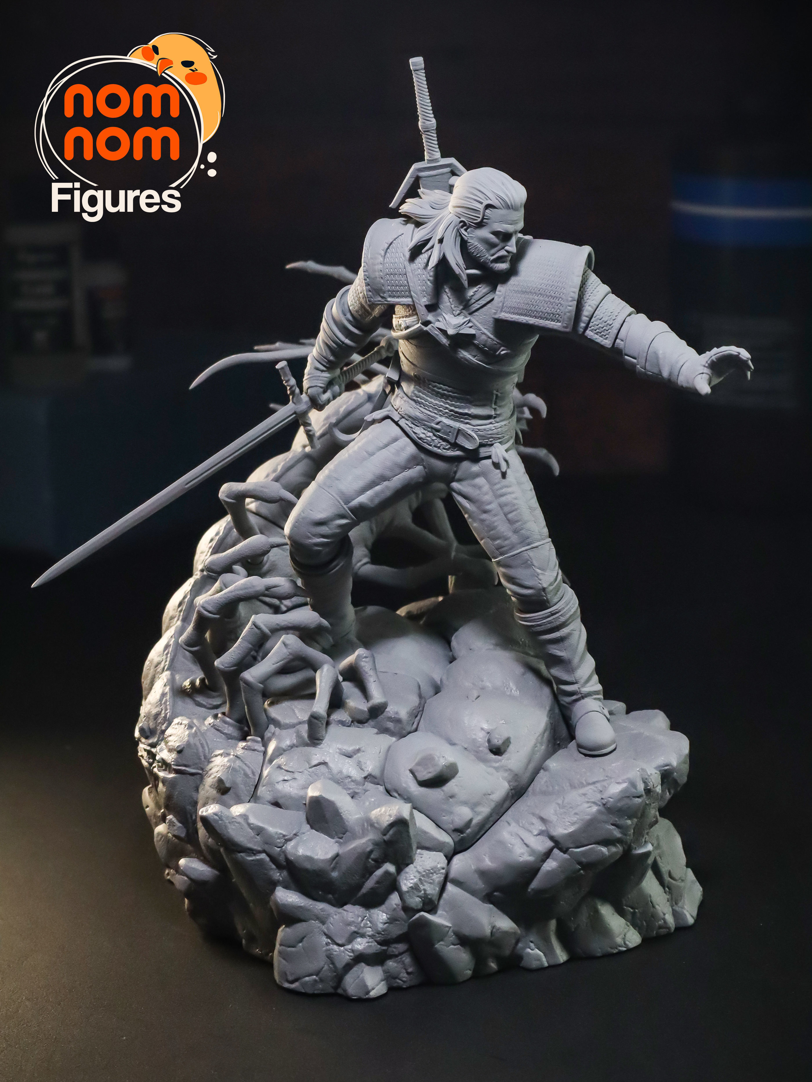Geralt from The Witcher 3D model 3D printable | CGTrader