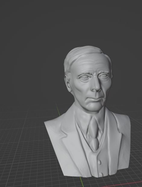 George Edward Moore 3D model 3D printable | CGTrader