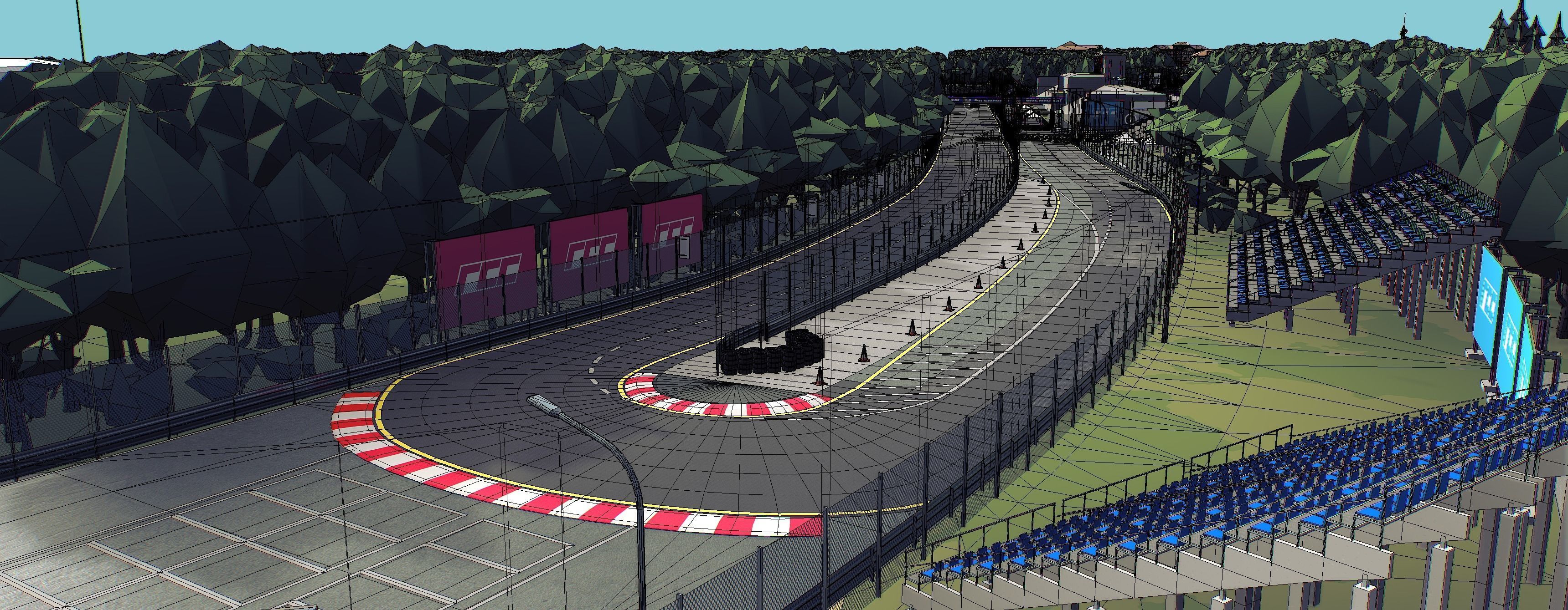 3D model Cartoon Race Track Nuremberg VR / AR / low-poly | CGTrader