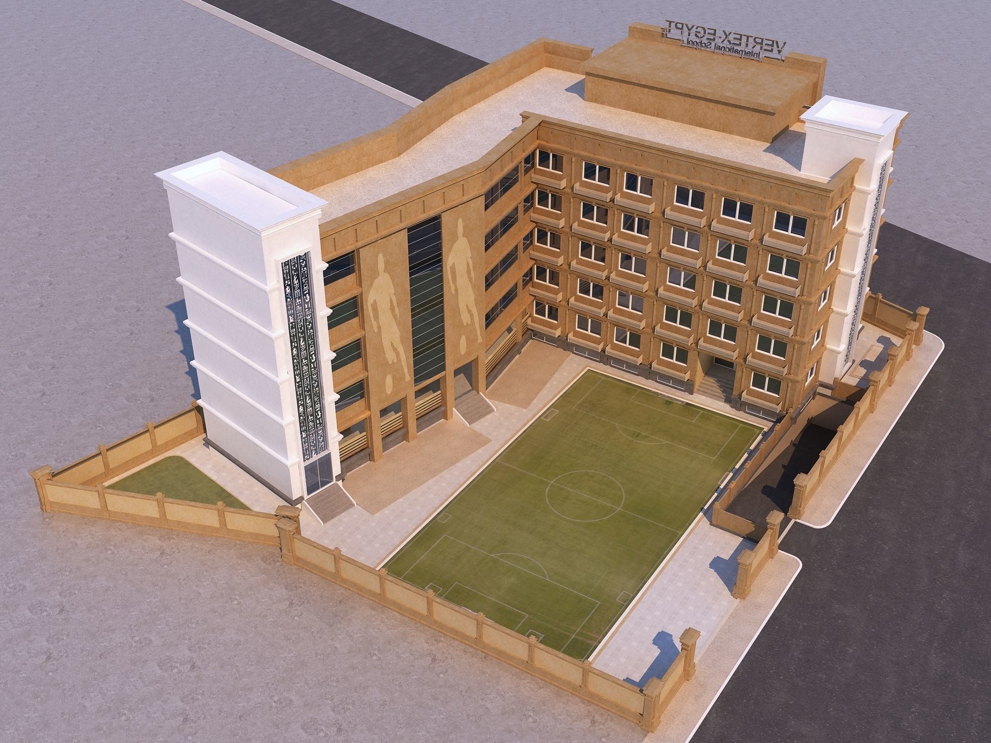 0204 - School Architecture Project - 2D Drawings - 3D Files 3D model ...