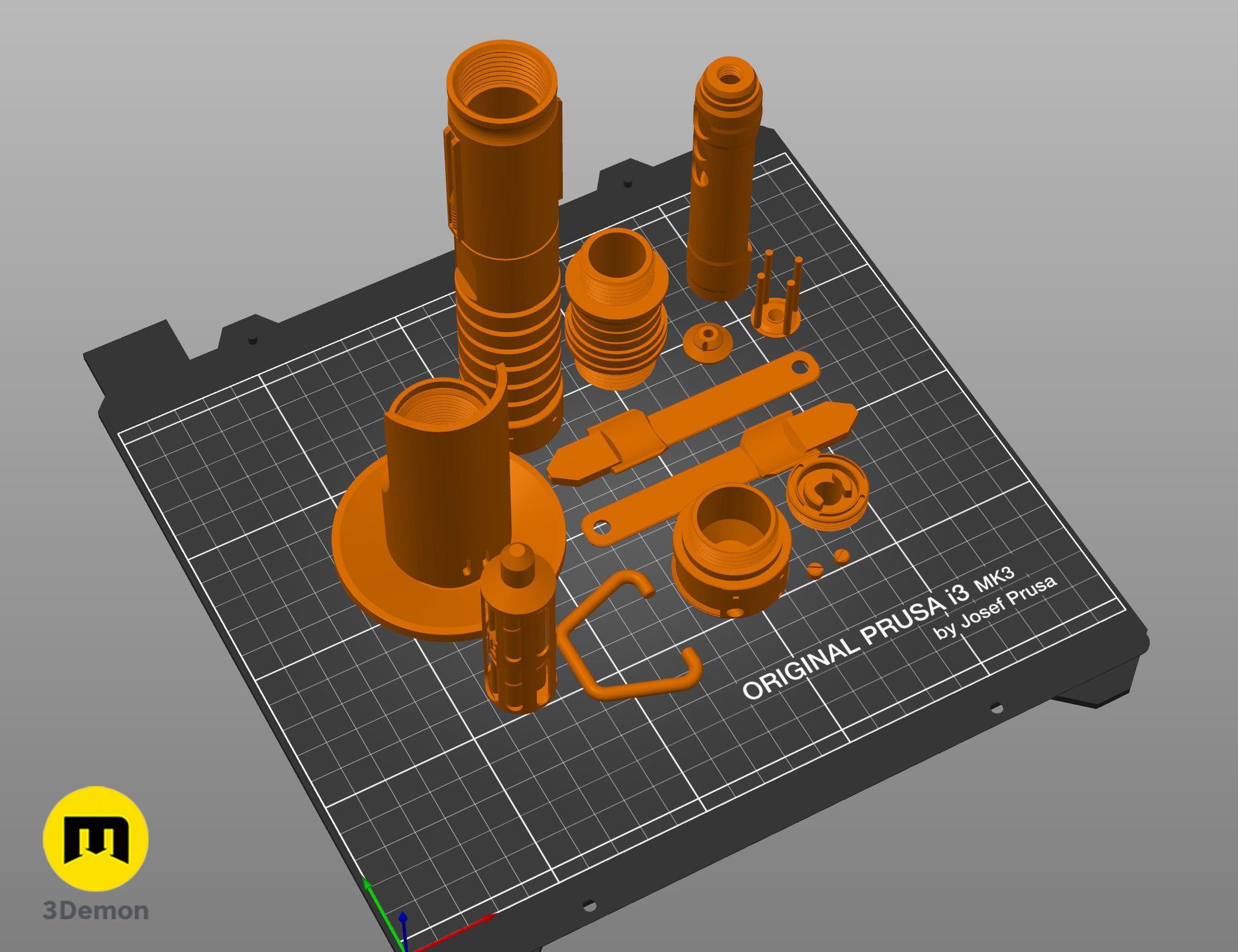 Ezra Bridger Third Lightsaber from Ahsoka 3D model 3D printable | CGTrader