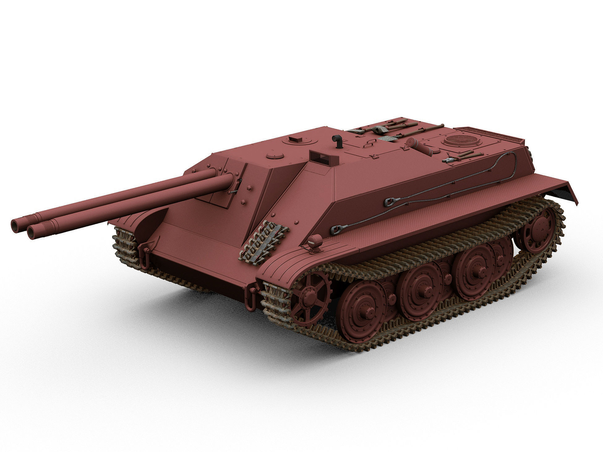 E-5 Rutscher tank 3D model | CGTrader