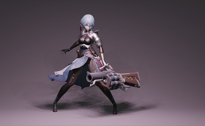 Anime Character - HSR Natasha 3D model | CGTrader