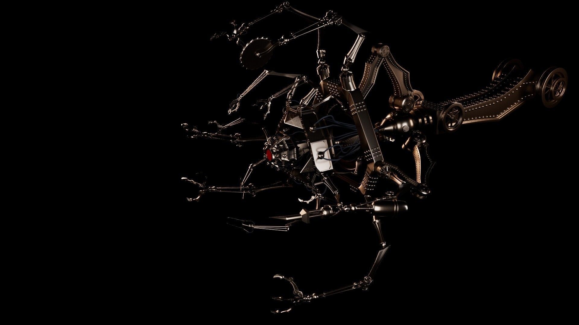 Fabrication Machine from the film 9 3D model | CGTrader