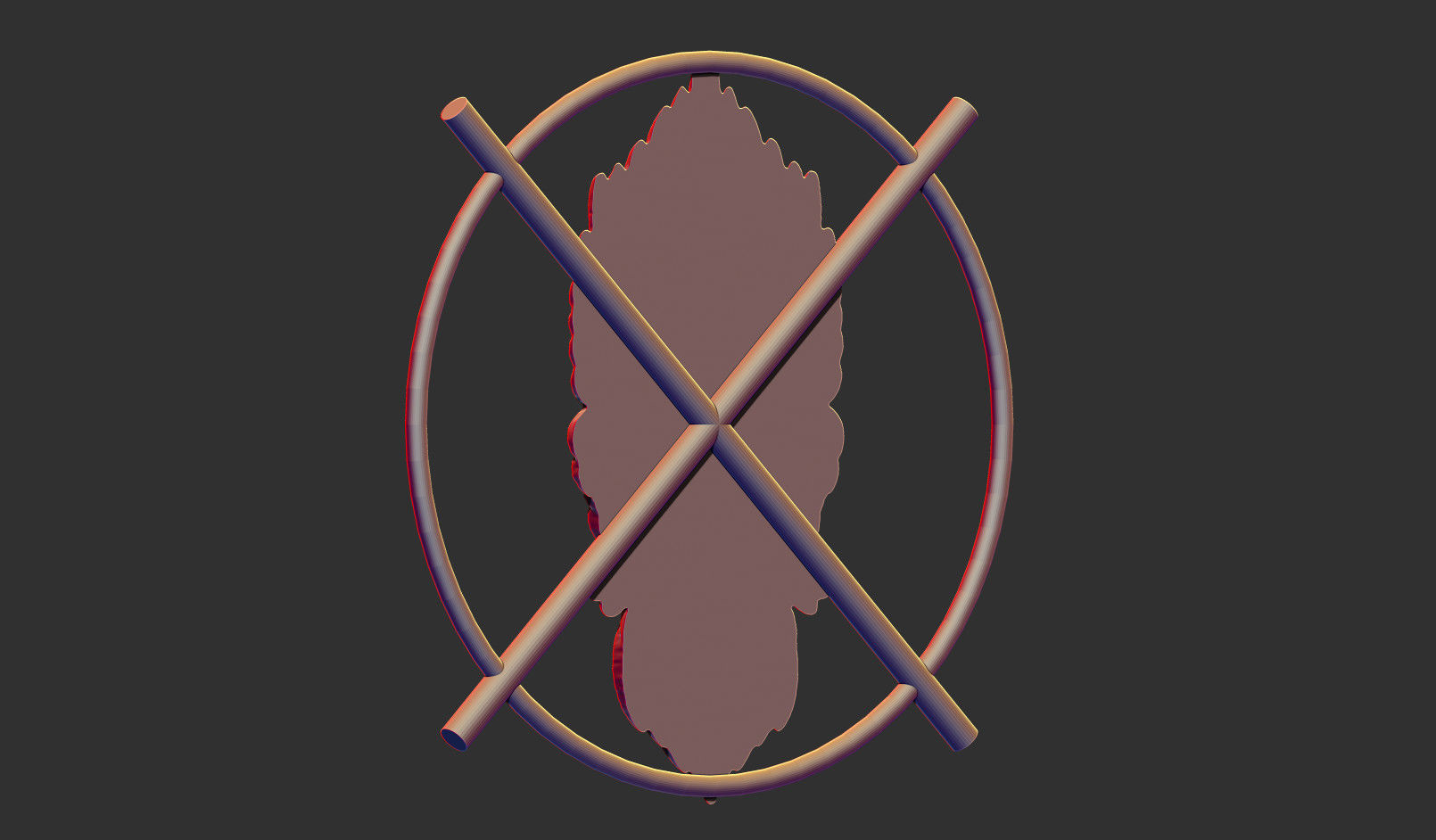 Old man in the tree bas relief depth map image 3D model 3D printable ...