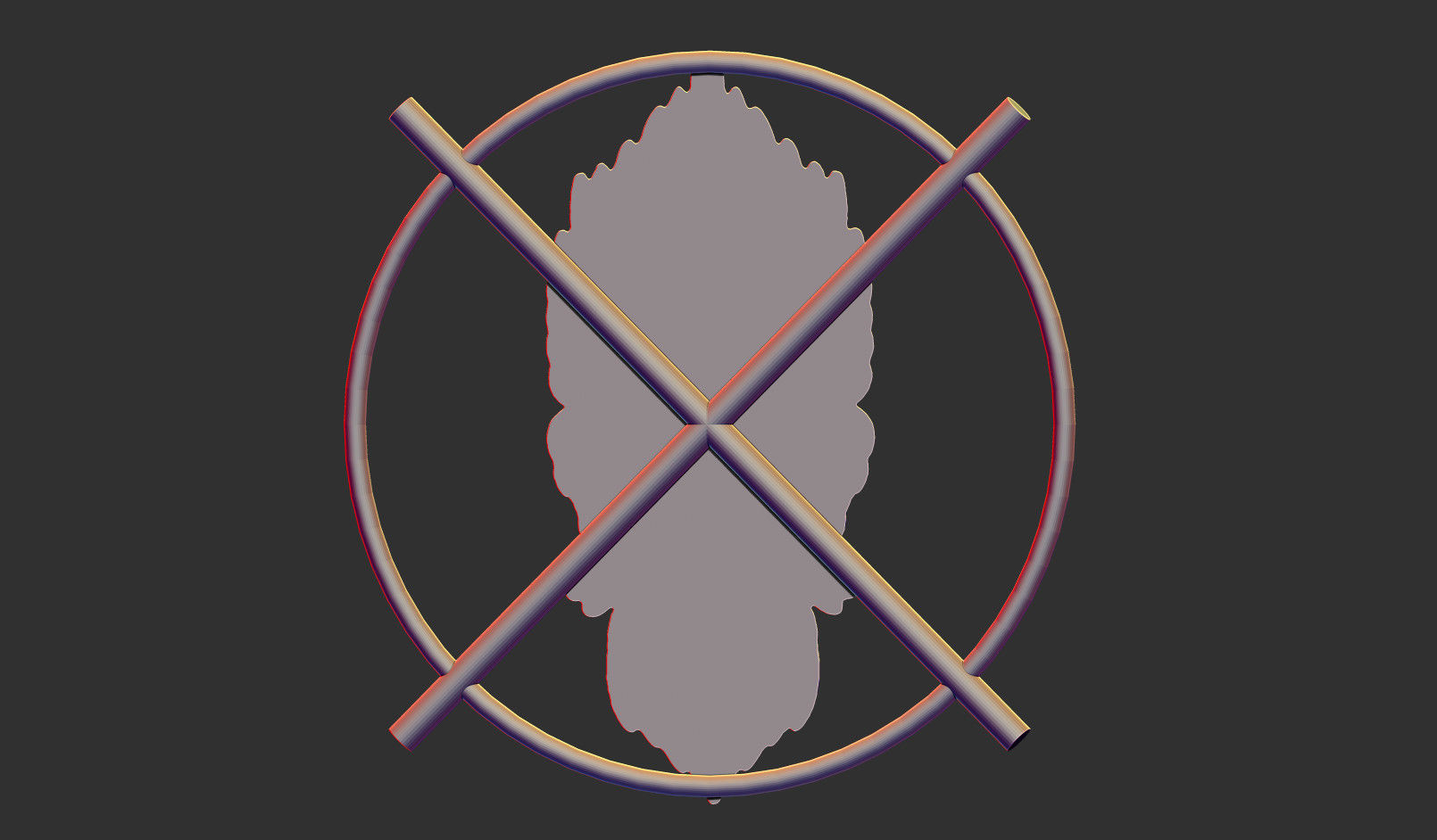 Old man in the tree bas relief depth map image 3D model 3D printable ...