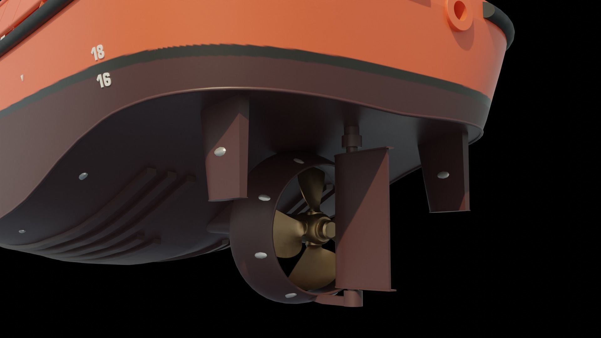 3D model Damen Stan Tug 1004 VR / AR / low-poly | CGTrader