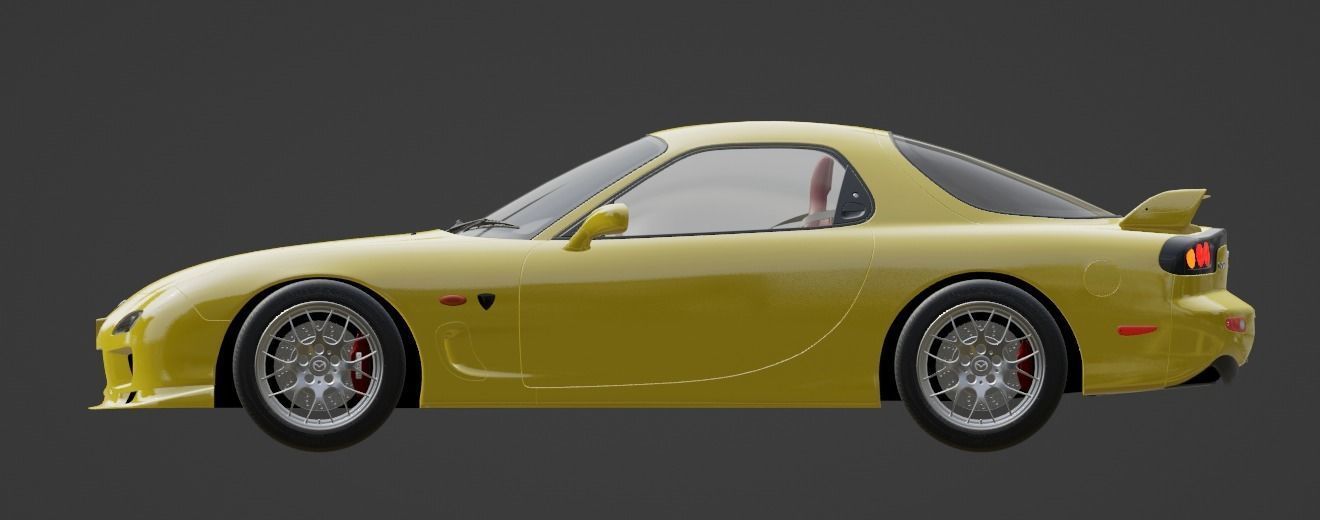 3D model mazda rx7 fd VR / AR / low-poly | CGTrader