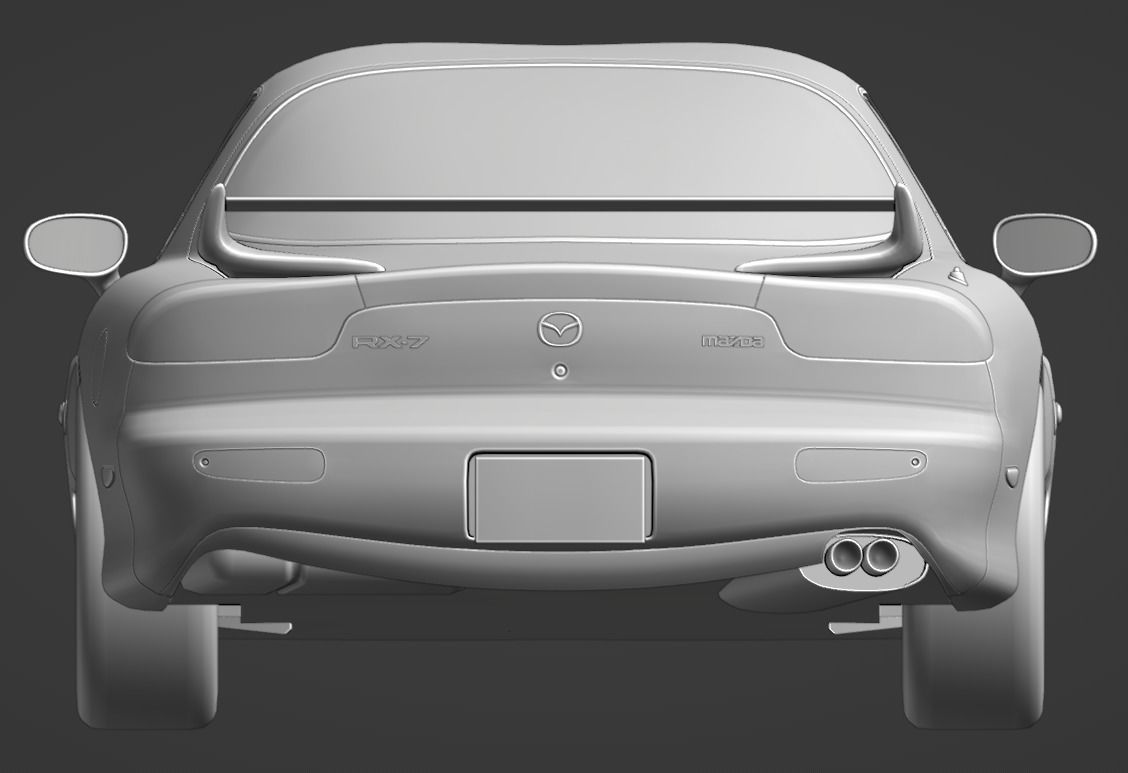 3D model mazda rx7 fd VR / AR / low-poly | CGTrader