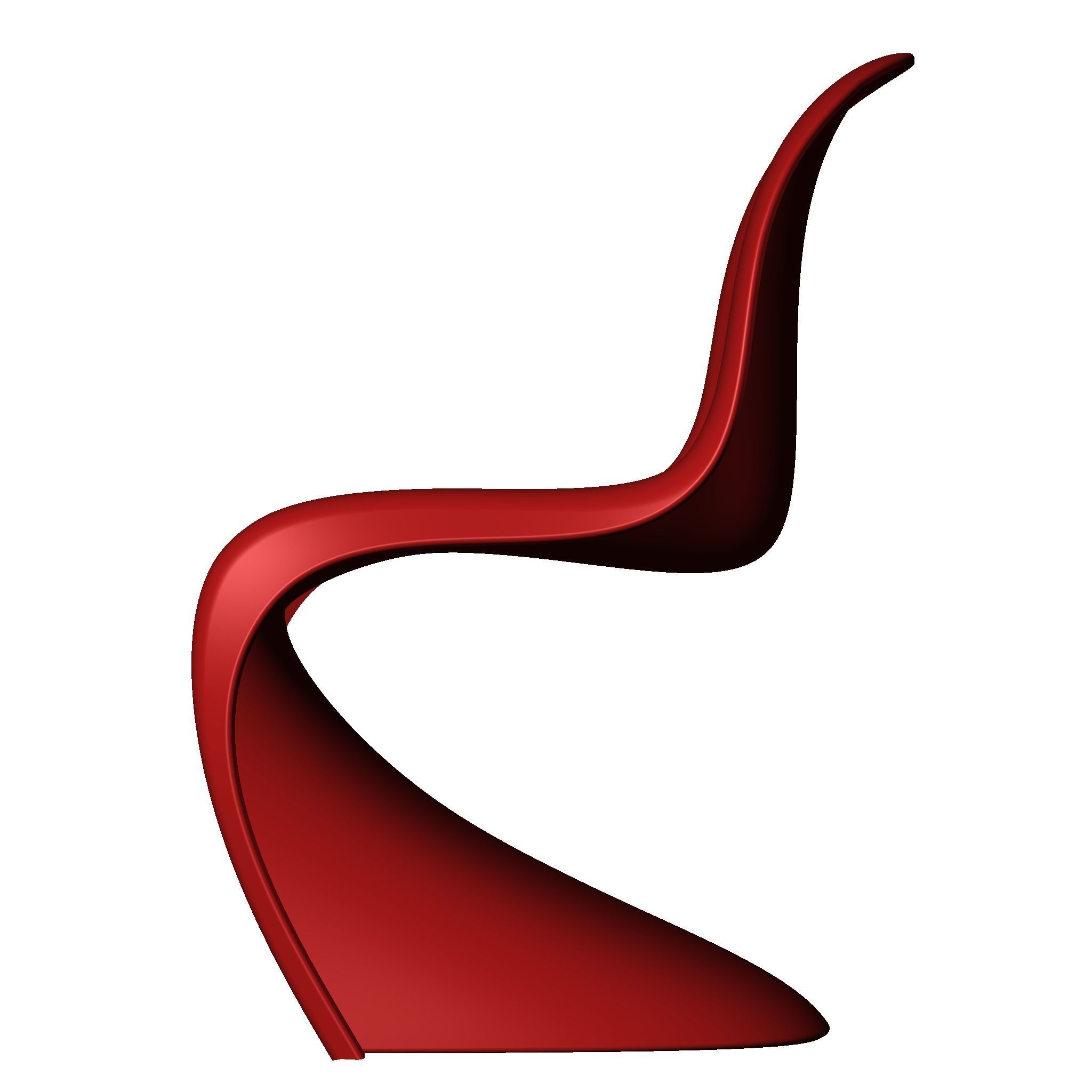 Panton Chair 3D model 3D printable | CGTrader