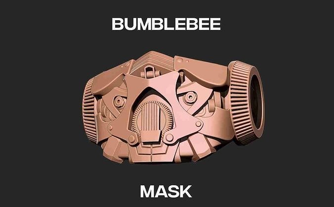 Bumblebee Mask 3D model 3D printable | CGTrader
