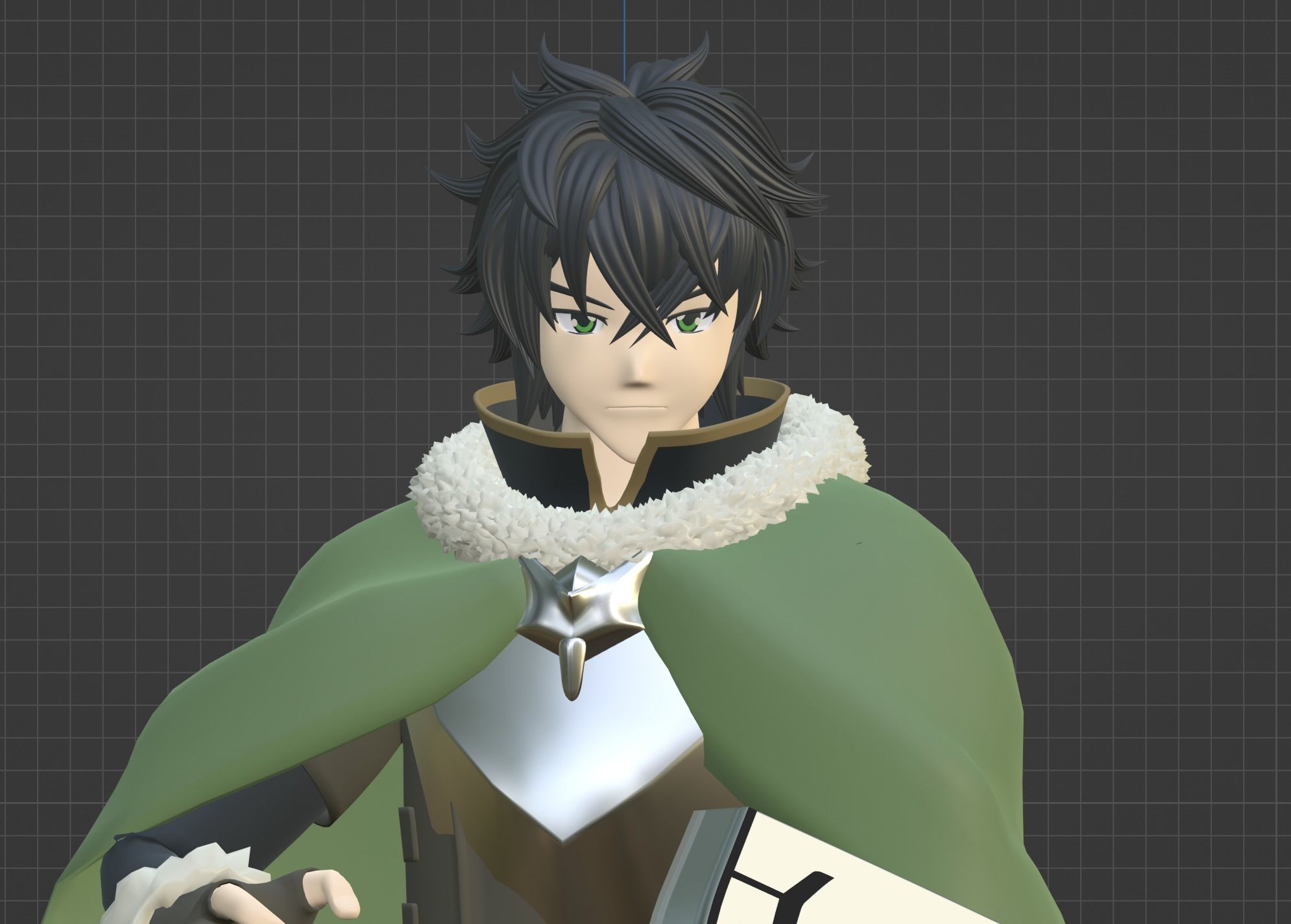 Naofumi Iwatani - Rising of the Shield Hero 3D model rigged | CGTrader