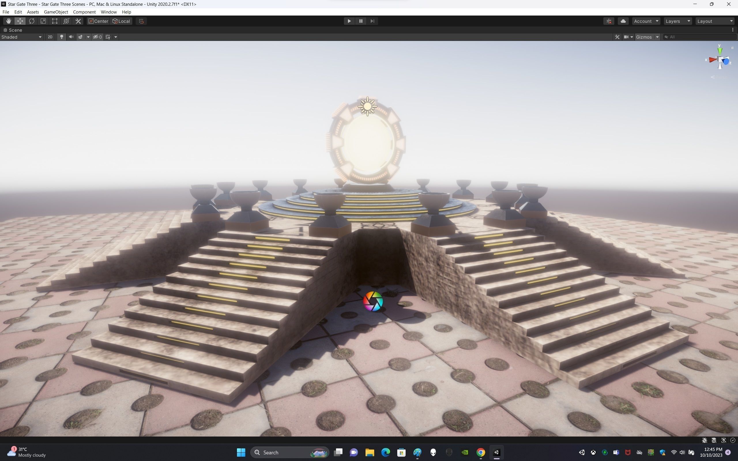 3D model Star Gate Three VR / AR / low-poly | CGTrader
