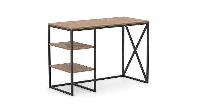 Loft Desk 3D model | CGTrader