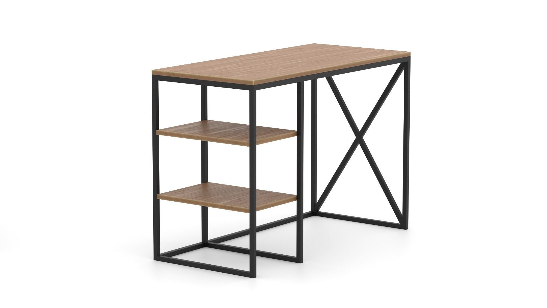 Loft Desk 3D model | CGTrader