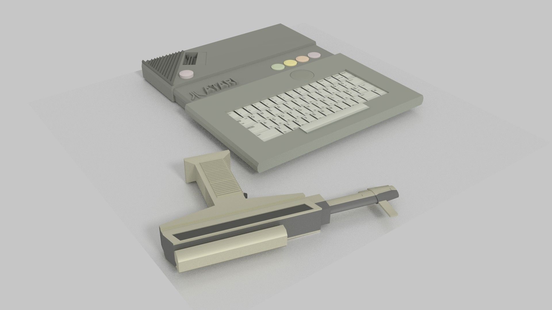 3D model 10 last generation video game consoles VR / AR / low-poly ...