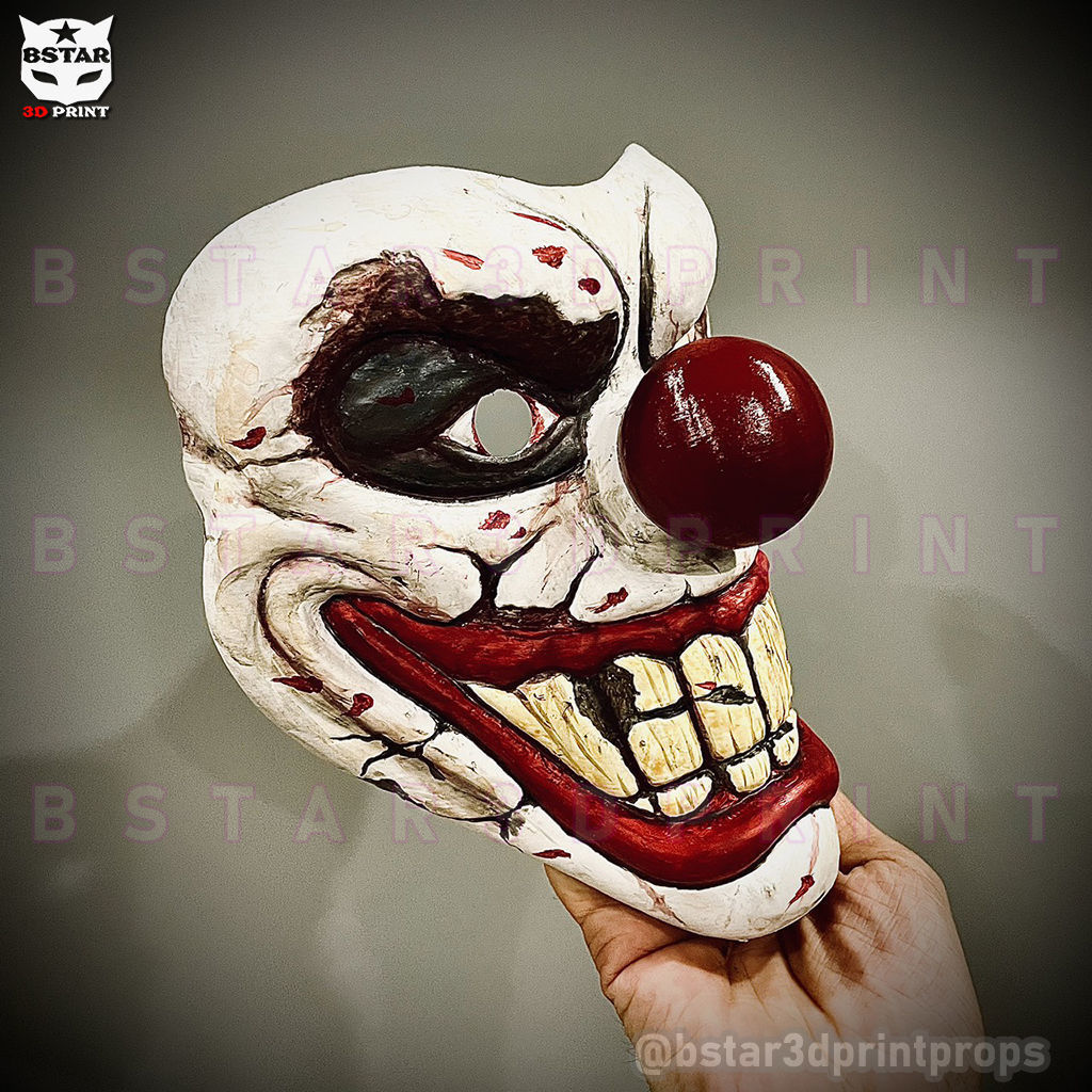 Sweet Tooth Twisted Metal Mask High Quality 3D model 3D printable ...