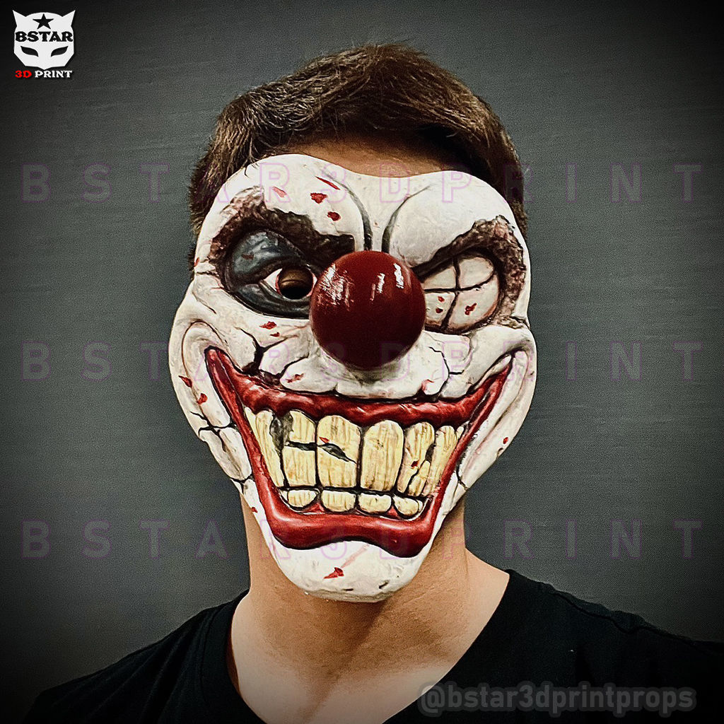 Sweet Tooth Twisted Metal Mask High Quality 3D model 3D printable ...