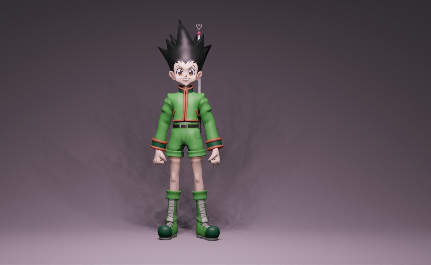 Anime Character - HxH Gon Freecss 3D model | CGTrader