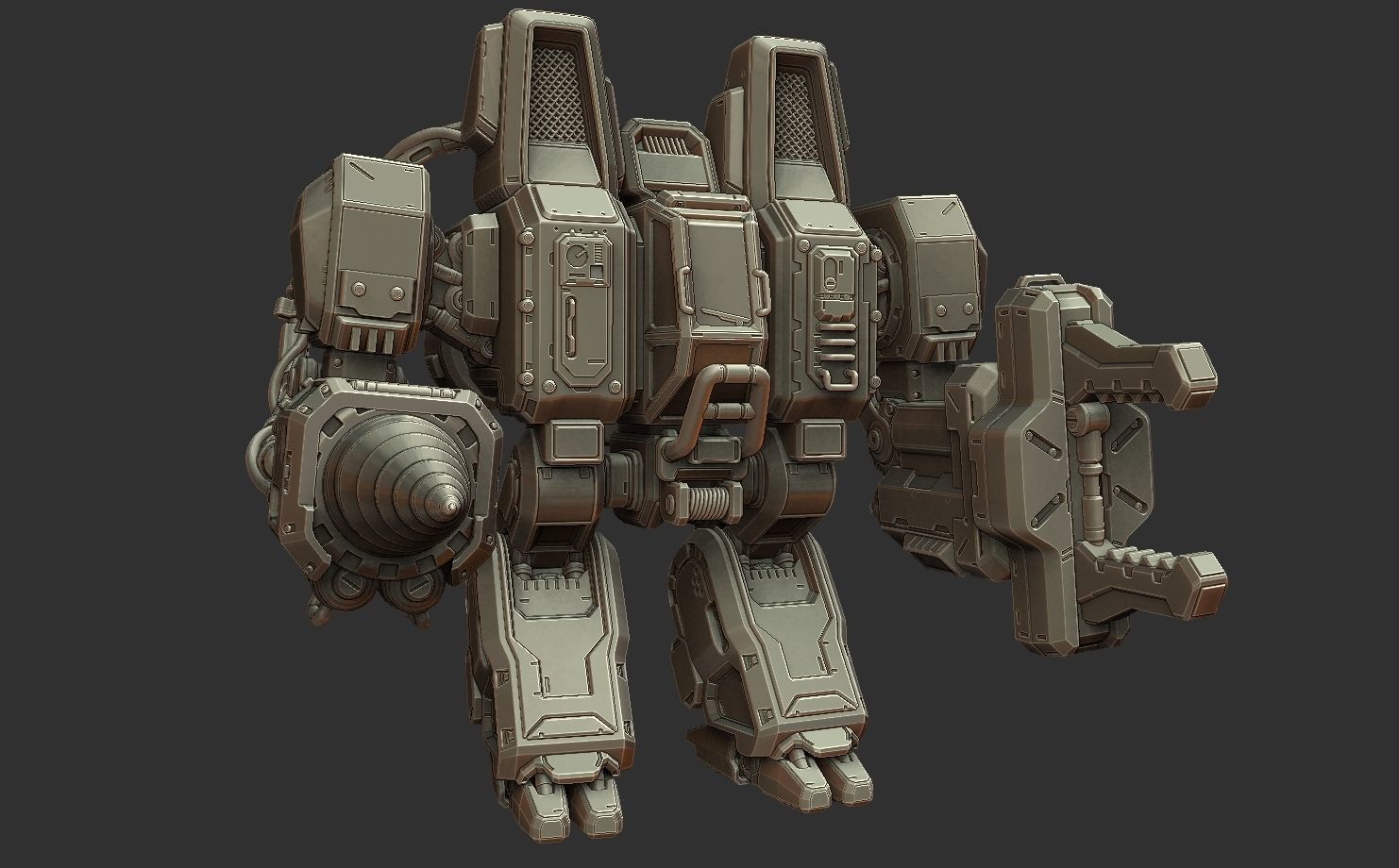 SCV - Starcraft 2 3d Print Statue 3D model 3D printable | CGTrader