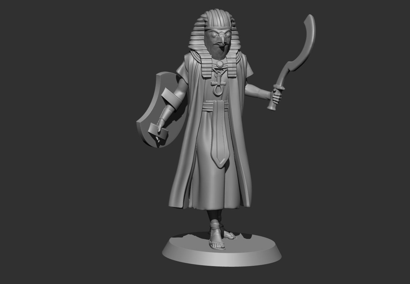 Egyptian God Gor 3D model 3D printable | CGTrader