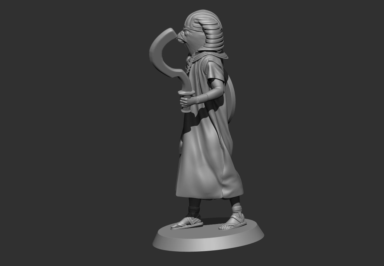 Egyptian God Gor 3D model 3D printable | CGTrader