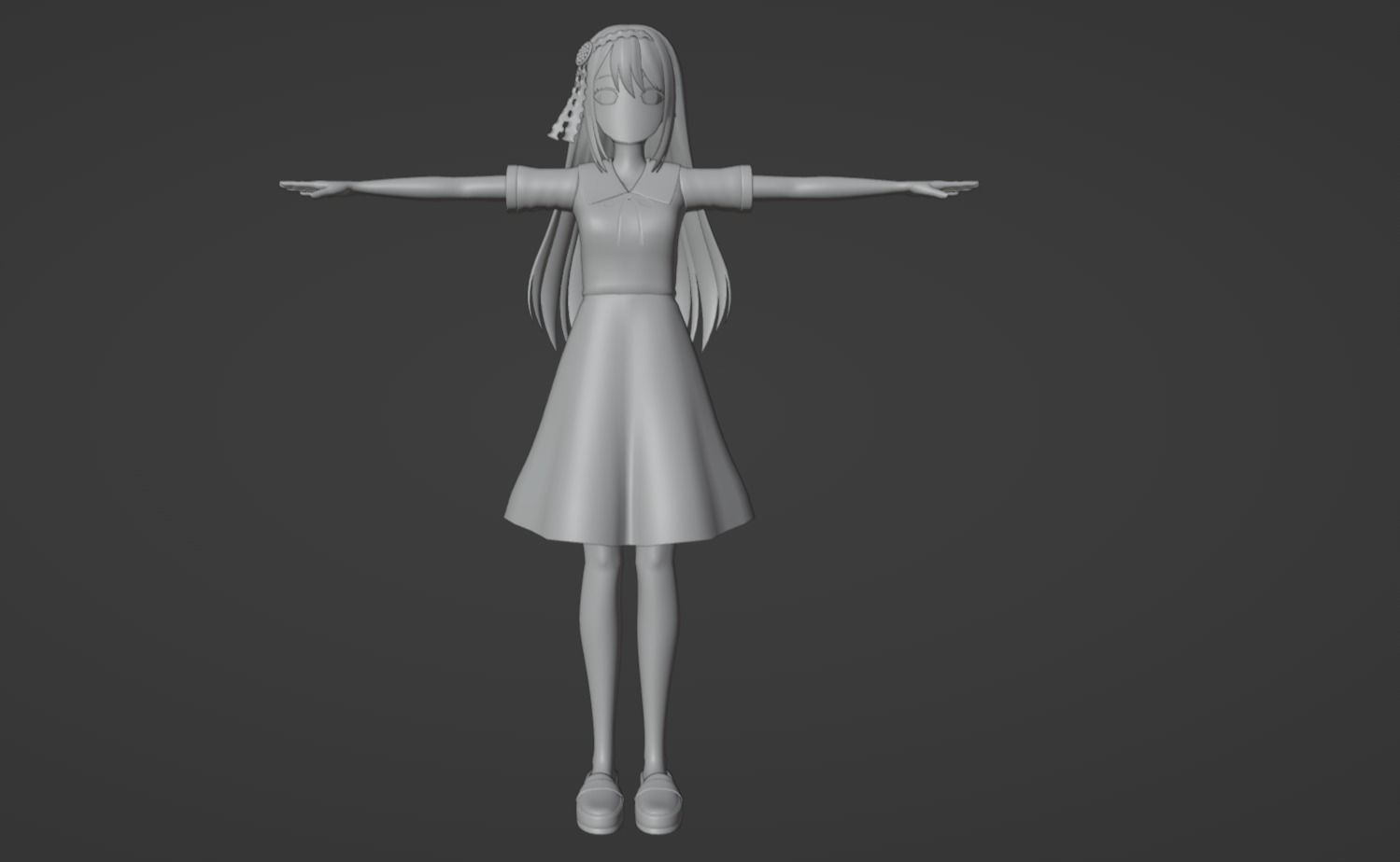 Anime Character - Kei Shirogane 3D model | CGTrader