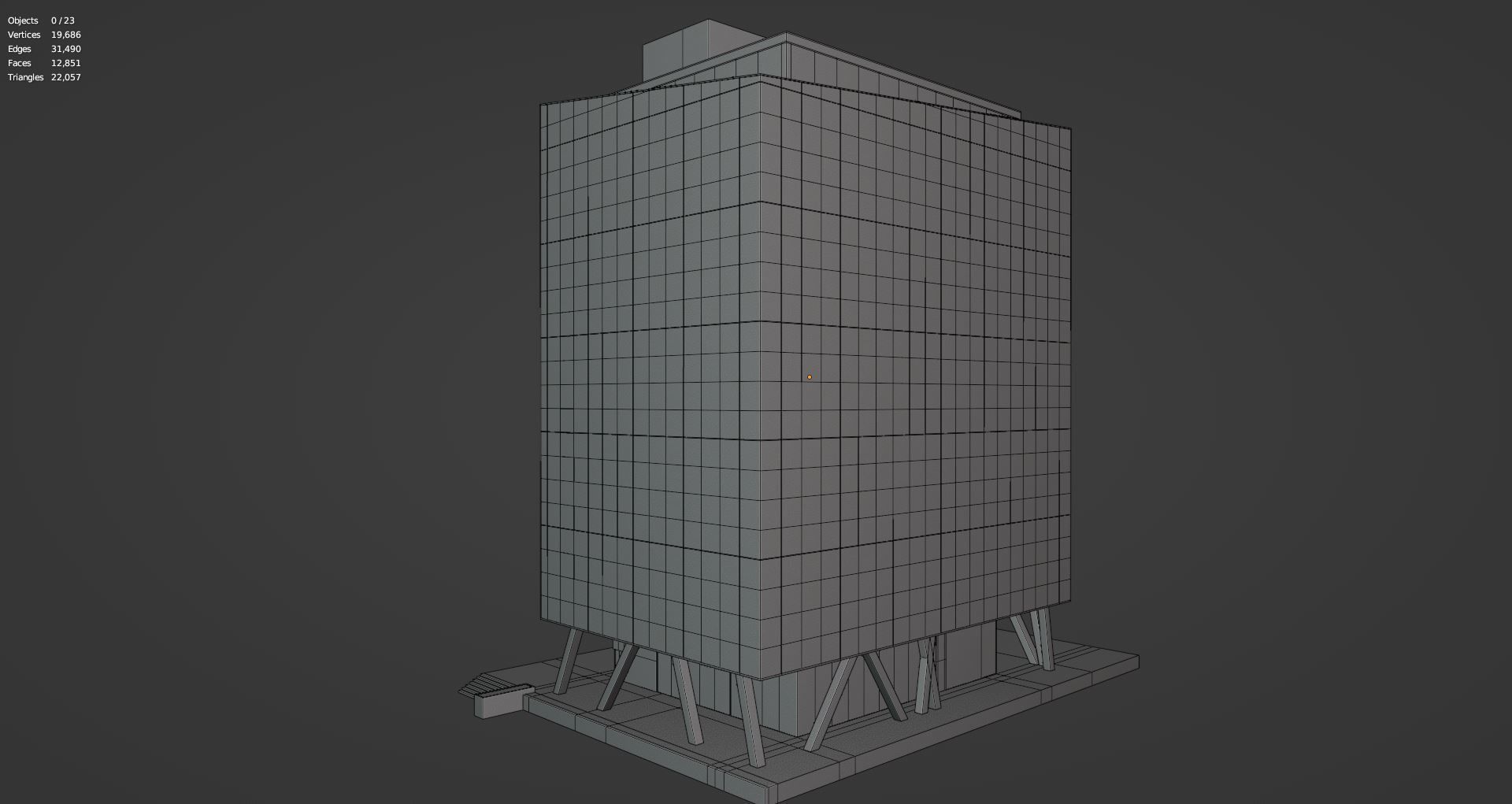 3D model Tokyo Corporate Office Building VR / AR / low-poly | CGTrader