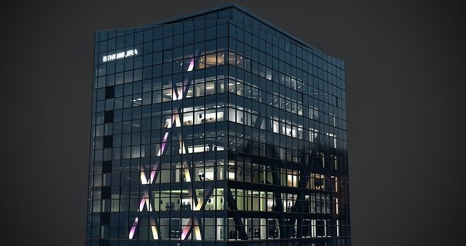 3D model Tokyo Corporate Office Building VR / AR / low-poly | CGTrader