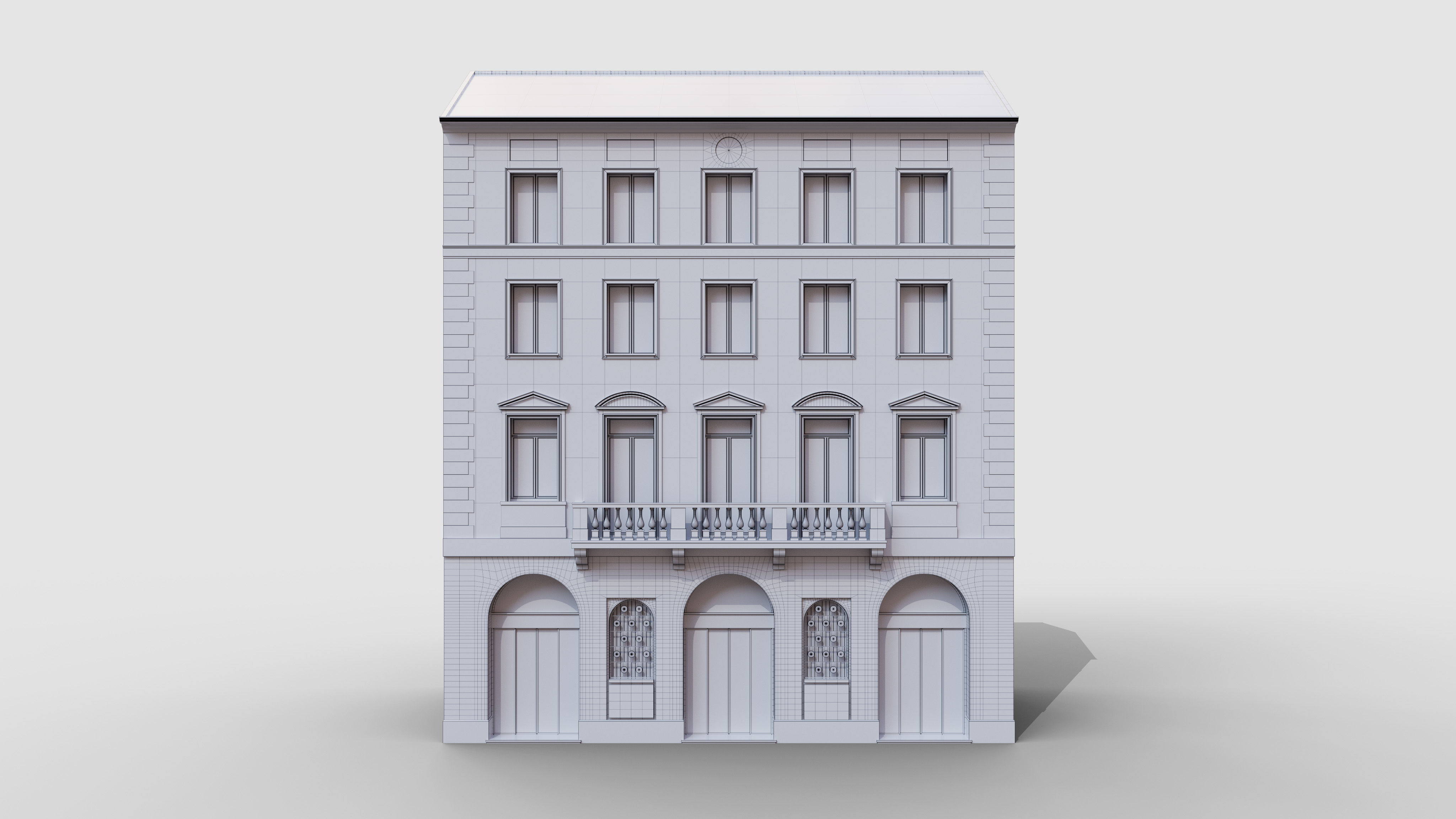 Classic Italian Building 2 3D model | CGTrader