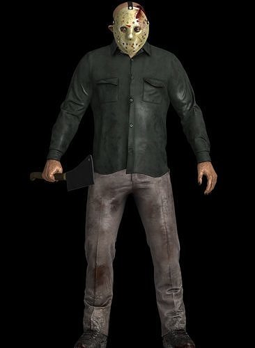 Jason Voorhees 3D model rigged | CGTrader