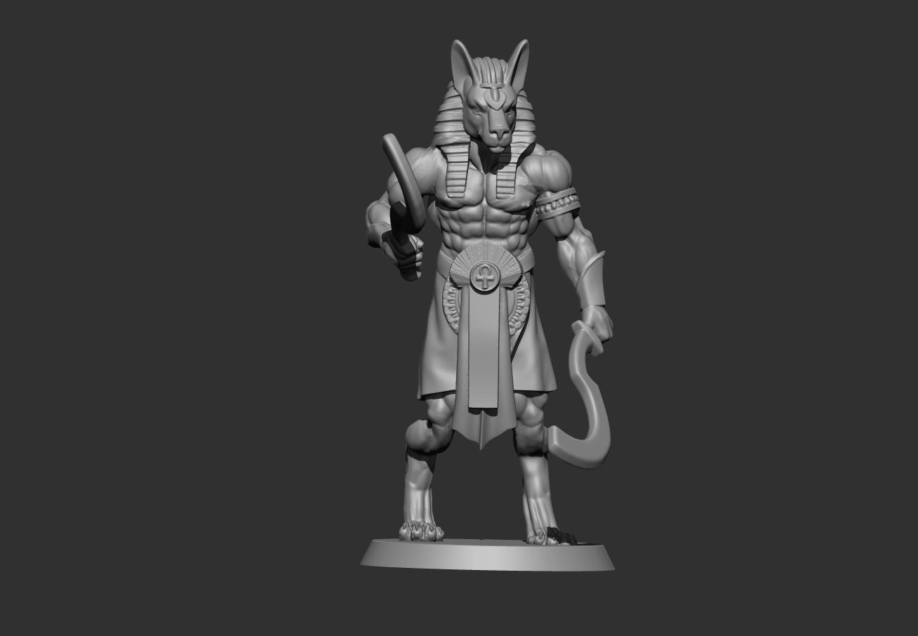 Egyptian God Anubis 3D model 3D printable | CGTrader