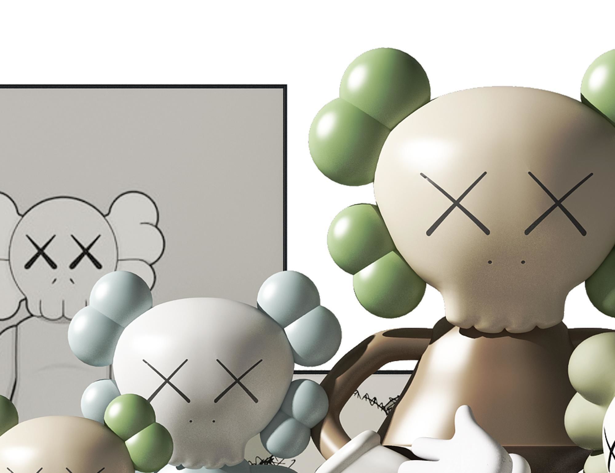 doll KAWS Toy Modern 3D model | CGTrader