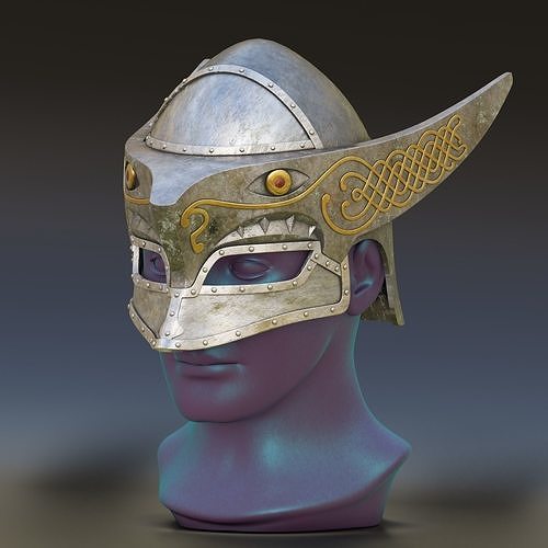 Prince Canute Helmet 3D model 3D printable | CGTrader