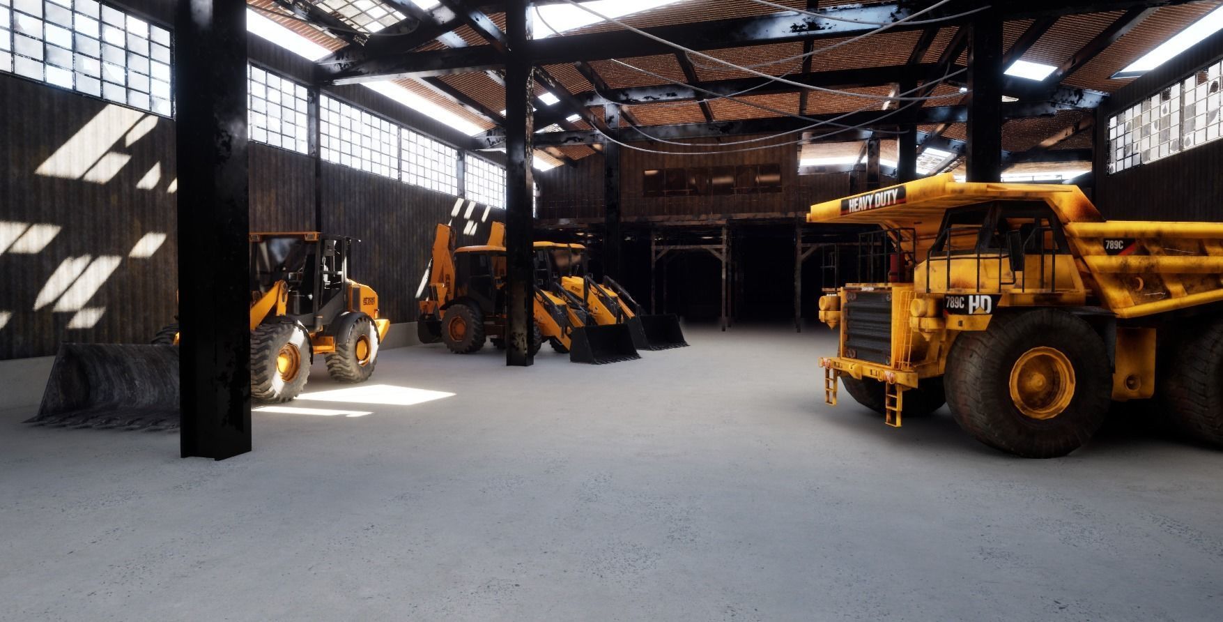 Industrial environment for Unreal Engine 5 free 3D model | CGTrader