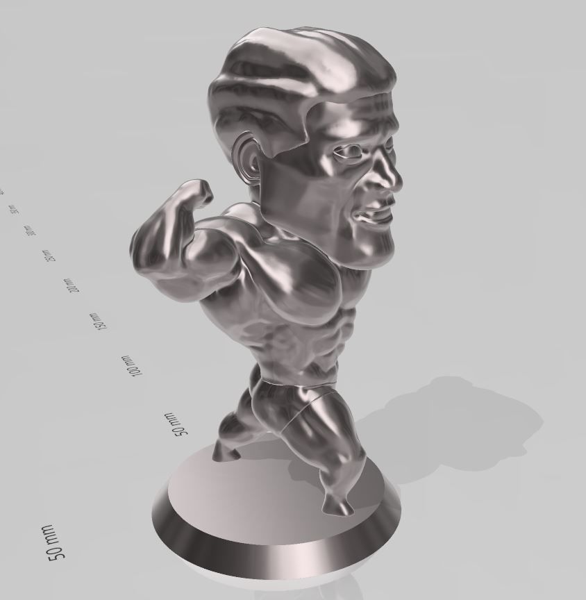 GIGACHAD - GIGA CHAD - ERNEST KHALIMOV free 3D model 3D printable ...