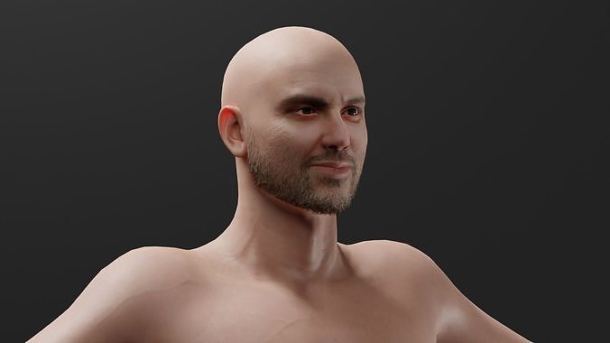 Realistic Male Character - Sebastian 3D model rigged | CGTrader