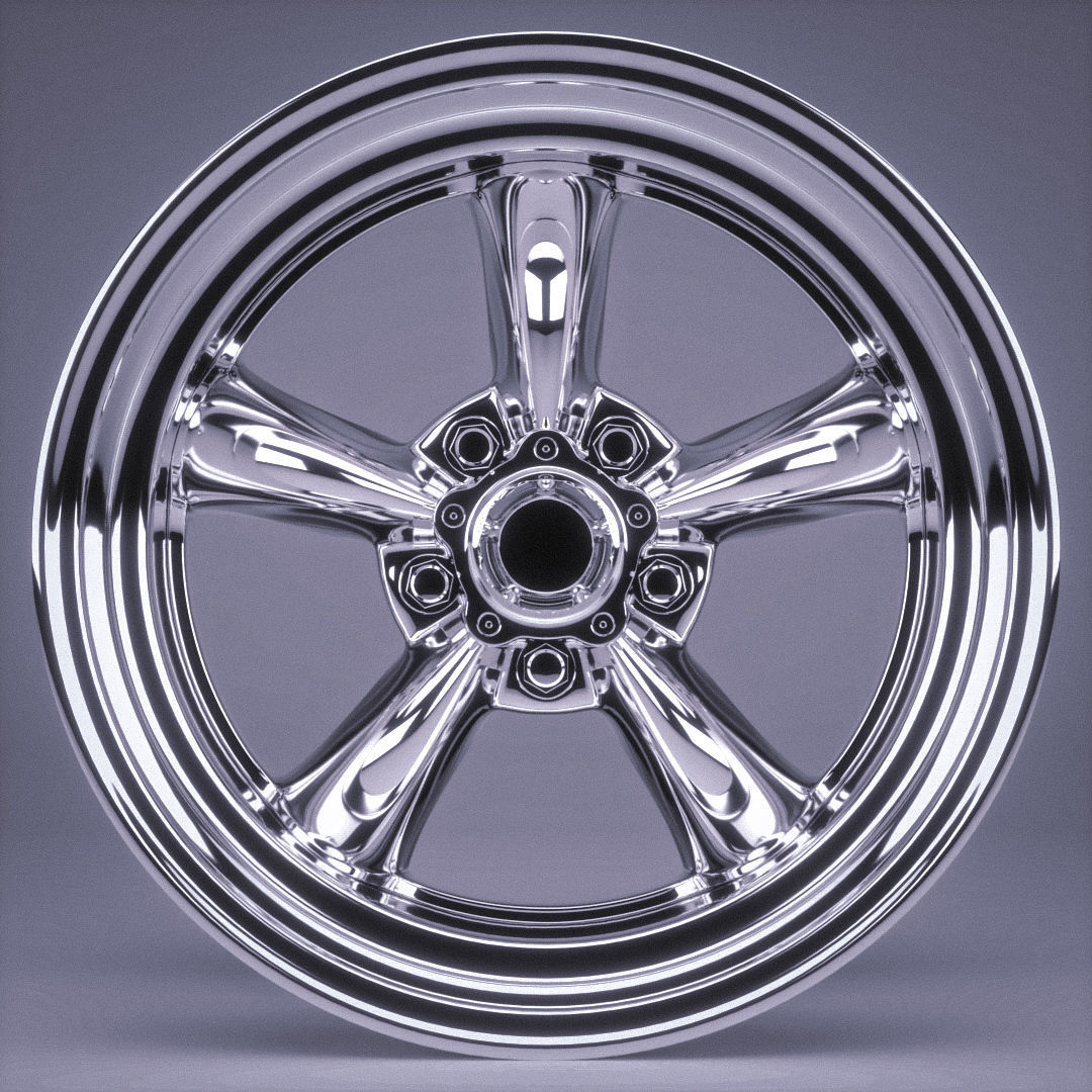 American Racing Torq Thrust II 3D model | CGTrader