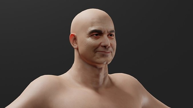 Realistic Male Character - Ulazi 3D model rigged | CGTrader