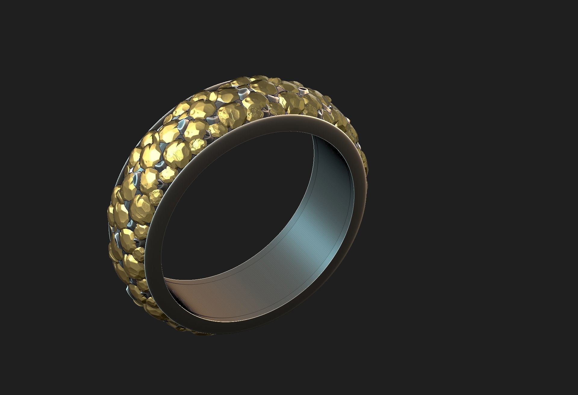 bricks ring 02 3D model 3D printable | CGTrader