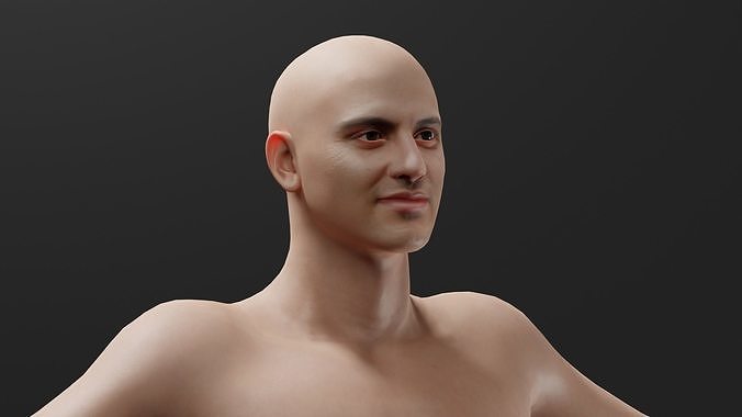 Realistic Male Character - Adam 3D model rigged | CGTrader