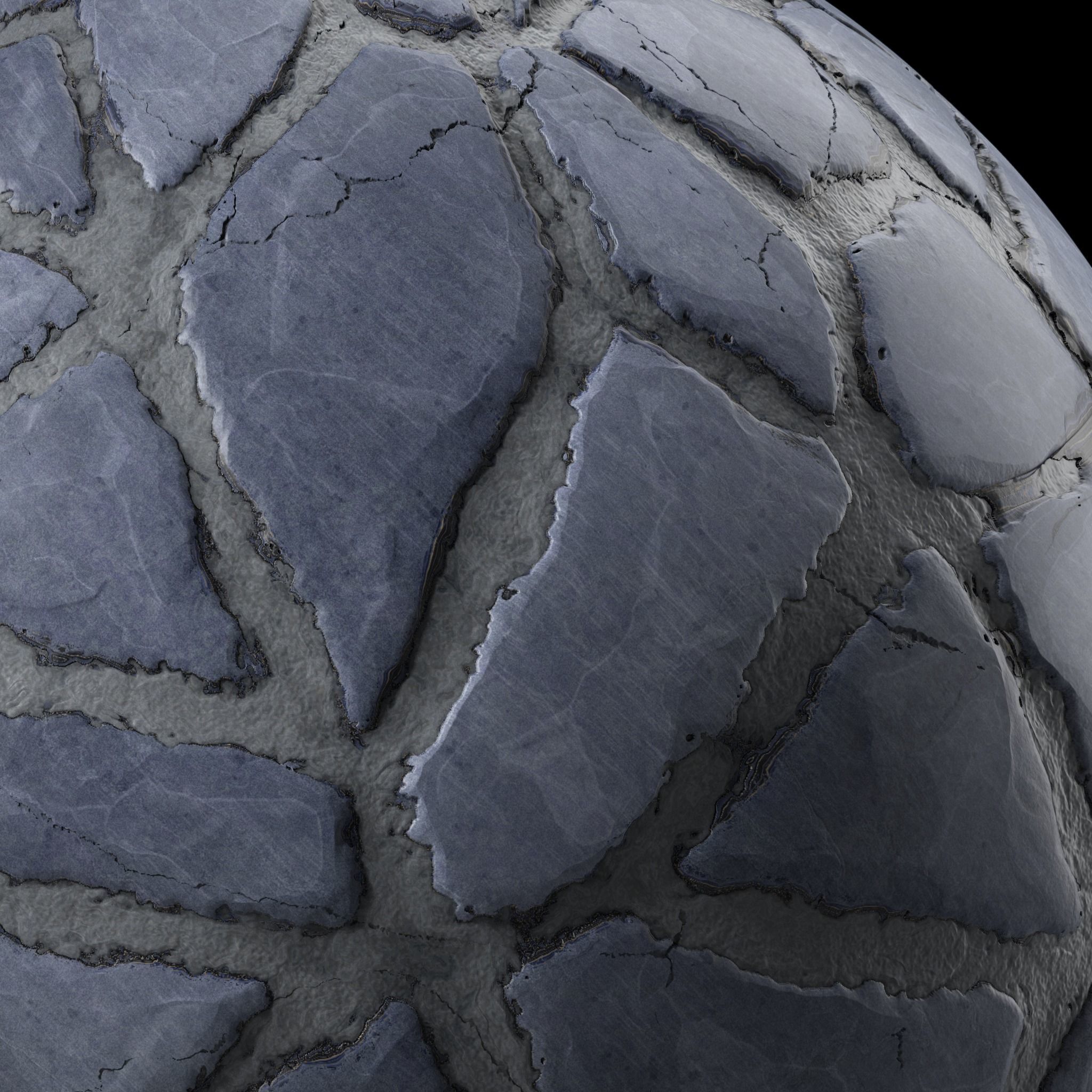 Texture Stone Wall Materials 77- Decorative Brush Rock - Pbr 4k ...